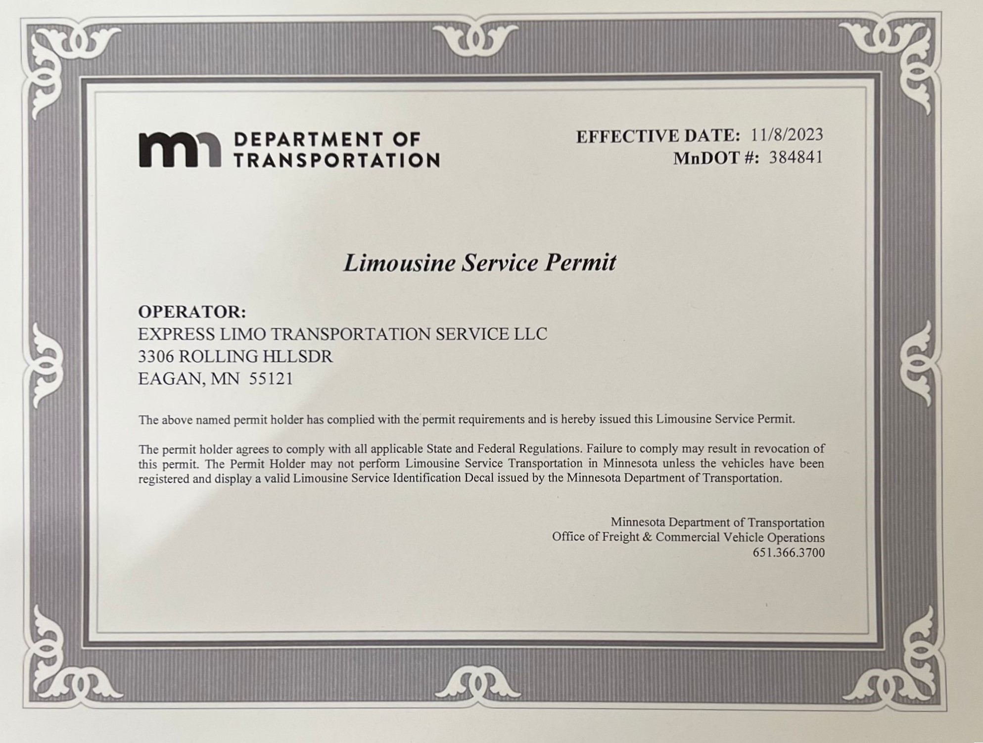 About US - Express Limo MSP